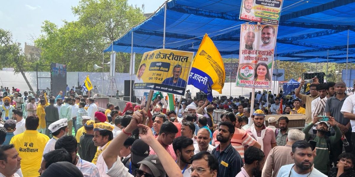 At INDIA Rally Against Modi's 'Autocracy', 2 Empty Chairs on Dais to ...